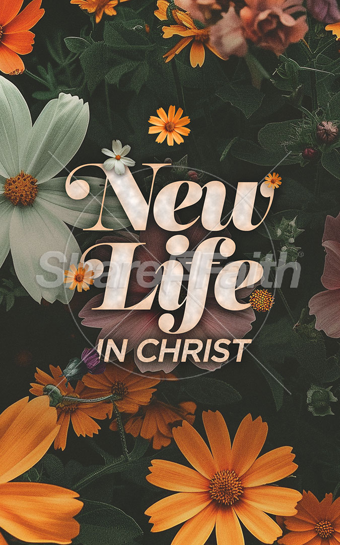 ShareFaith Media » New Life In Christ: Bifold Bulletin Cover ...
