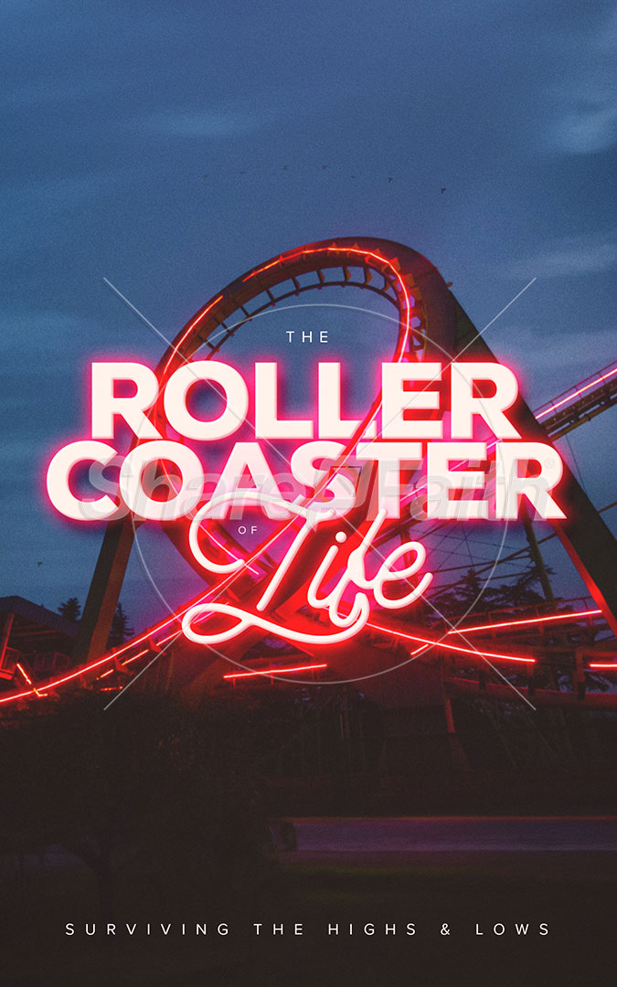 ShareFaith Media » The Roller Coaster of Life: Bifold Bulletin Cover ...