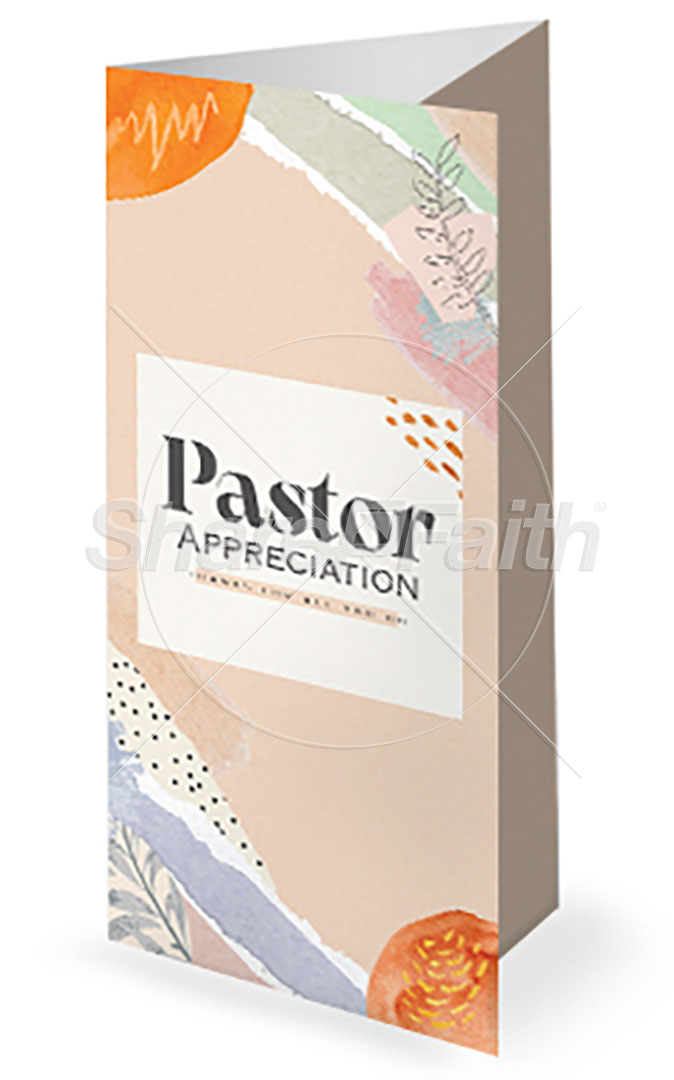 ShareFaith Media » Pastor Appreciation: Trifold Bulletin Cover ...