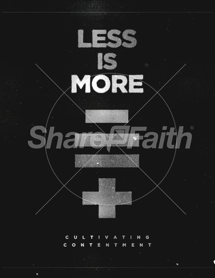 ShareFaith Media » Less Is More: Flyer – ShareFaith Media