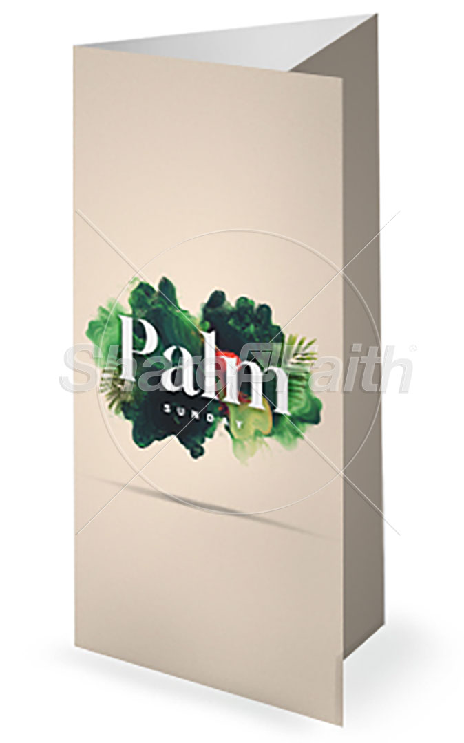 ShareFaith Media » Palm Sunday Swirl: Trifold Bulletin Cover ...