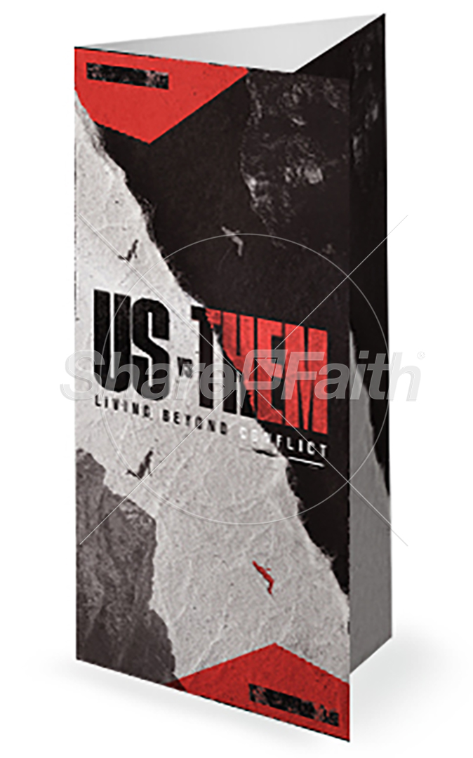 ShareFaith Media » Us Vs Them: Trifold Bulletin Cover – ShareFaith Media