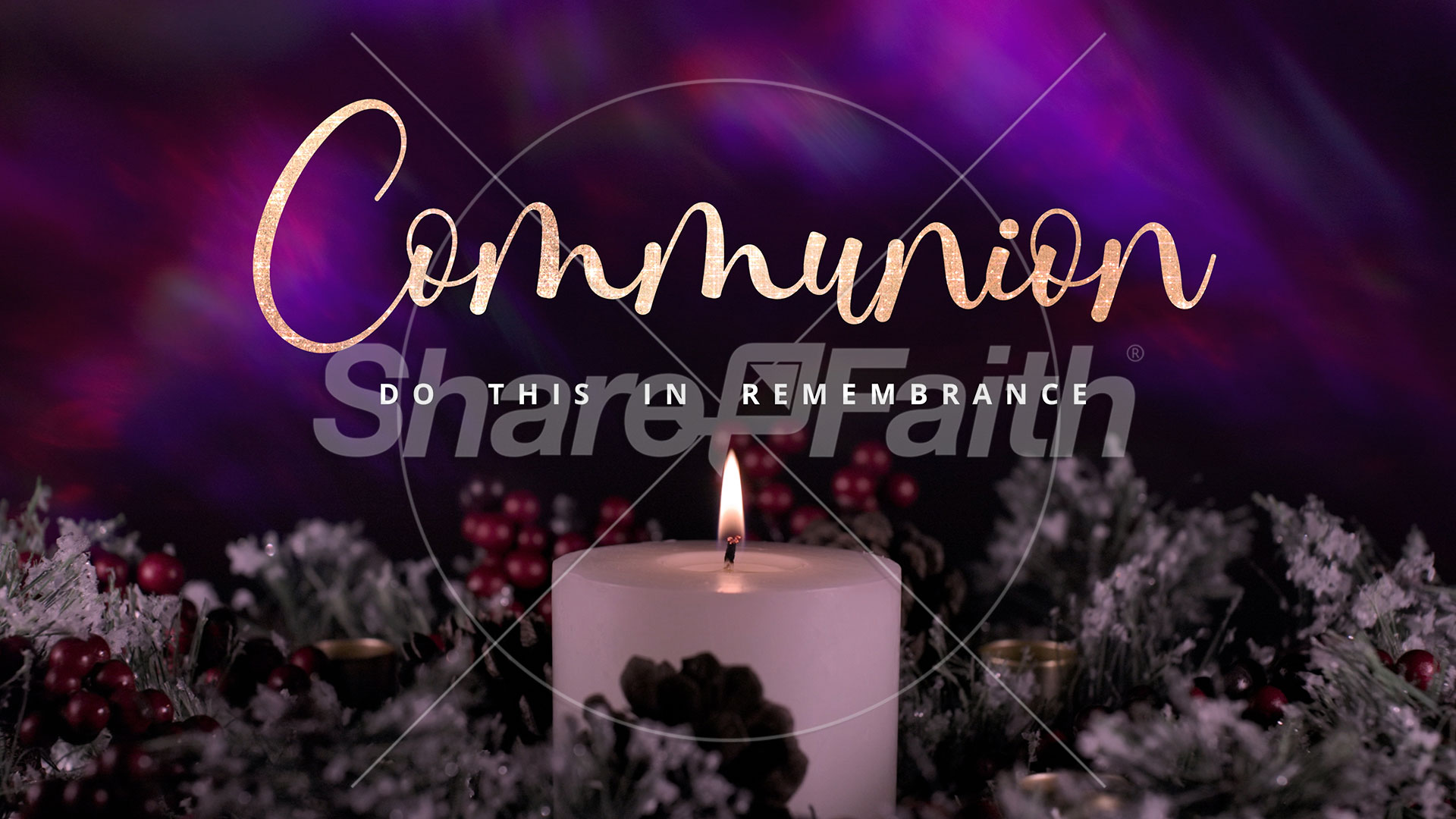 ShareFaith Media » Advent Wreath Collection: Advent Wreath Communion ...