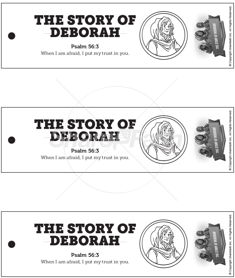 ShareFaith Media » The Story of Deborah: Bookmarks – ShareFaith Media