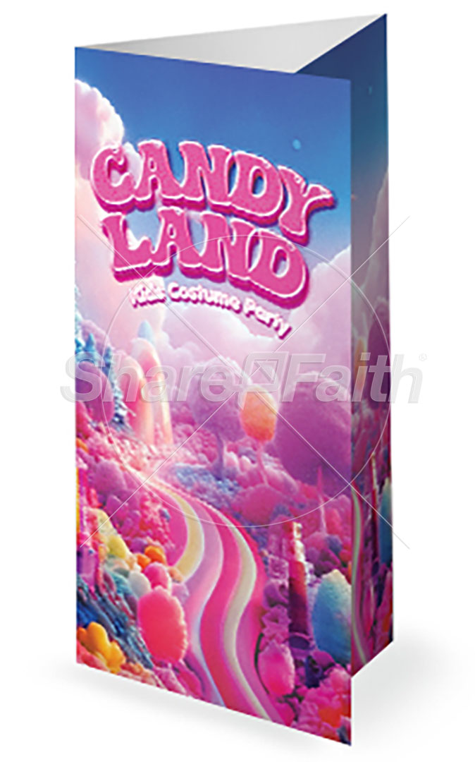 ShareFaith Media » Candy Land: Trifold Bulletin Cover – ShareFaith Media