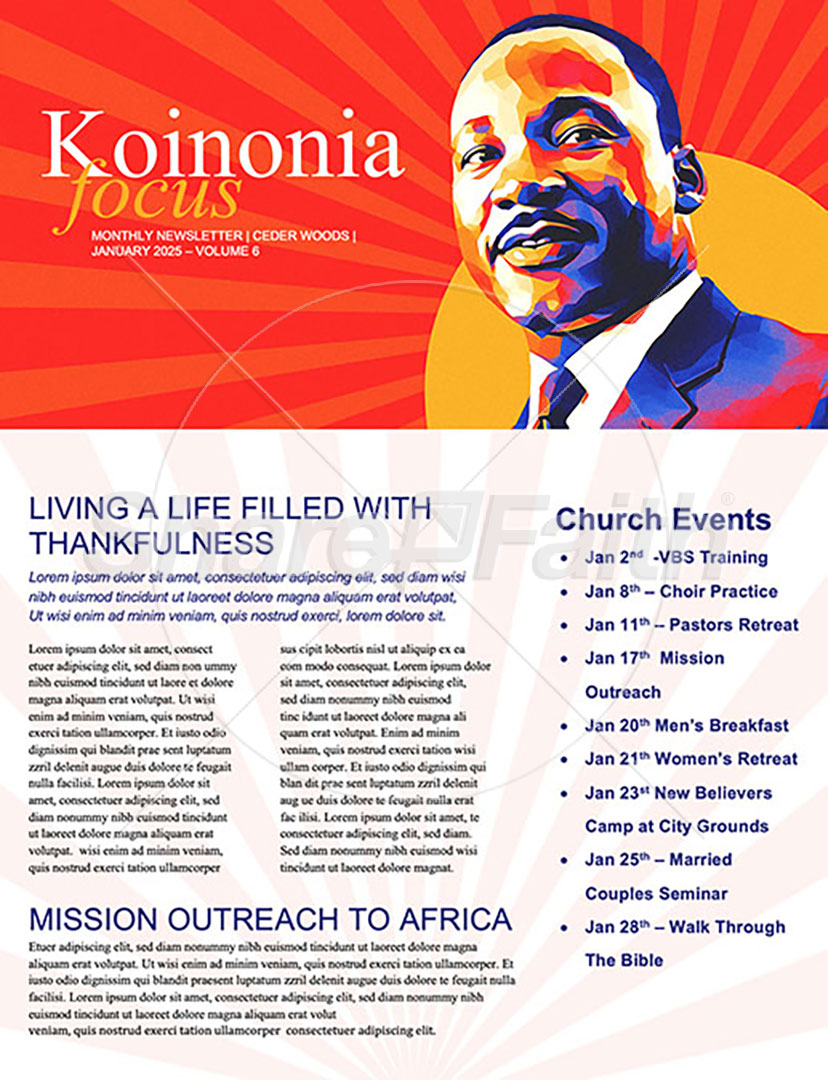 ShareFaith Media » MLK Day: Newsletter – ShareFaith Media