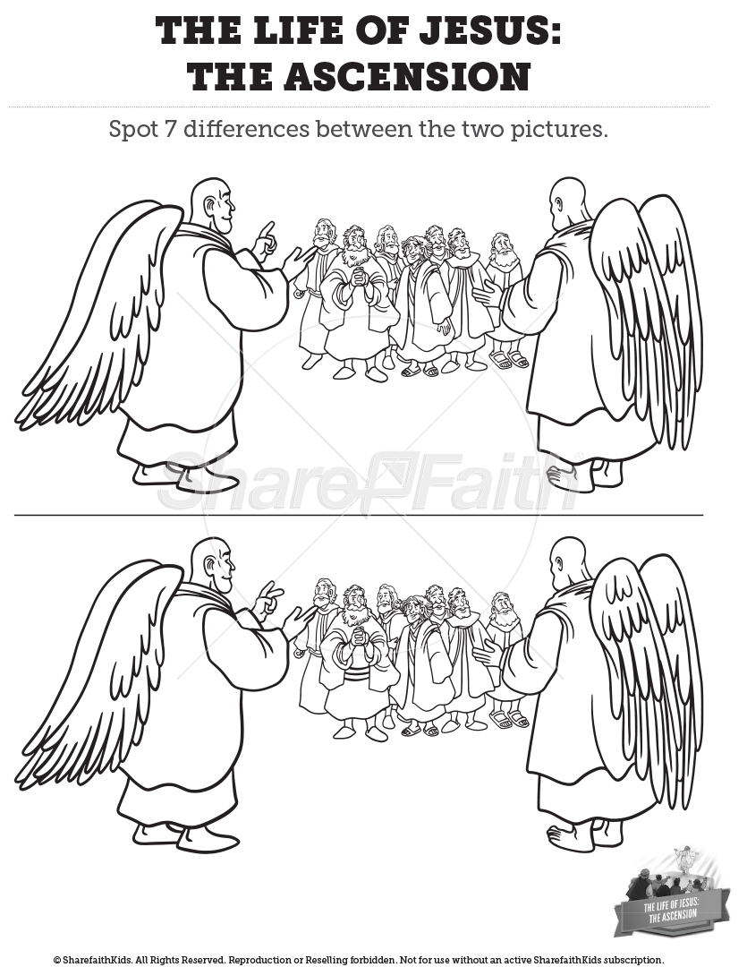 ShareFaith Media » The Life of Jesus – The Ascension: Spot the ...