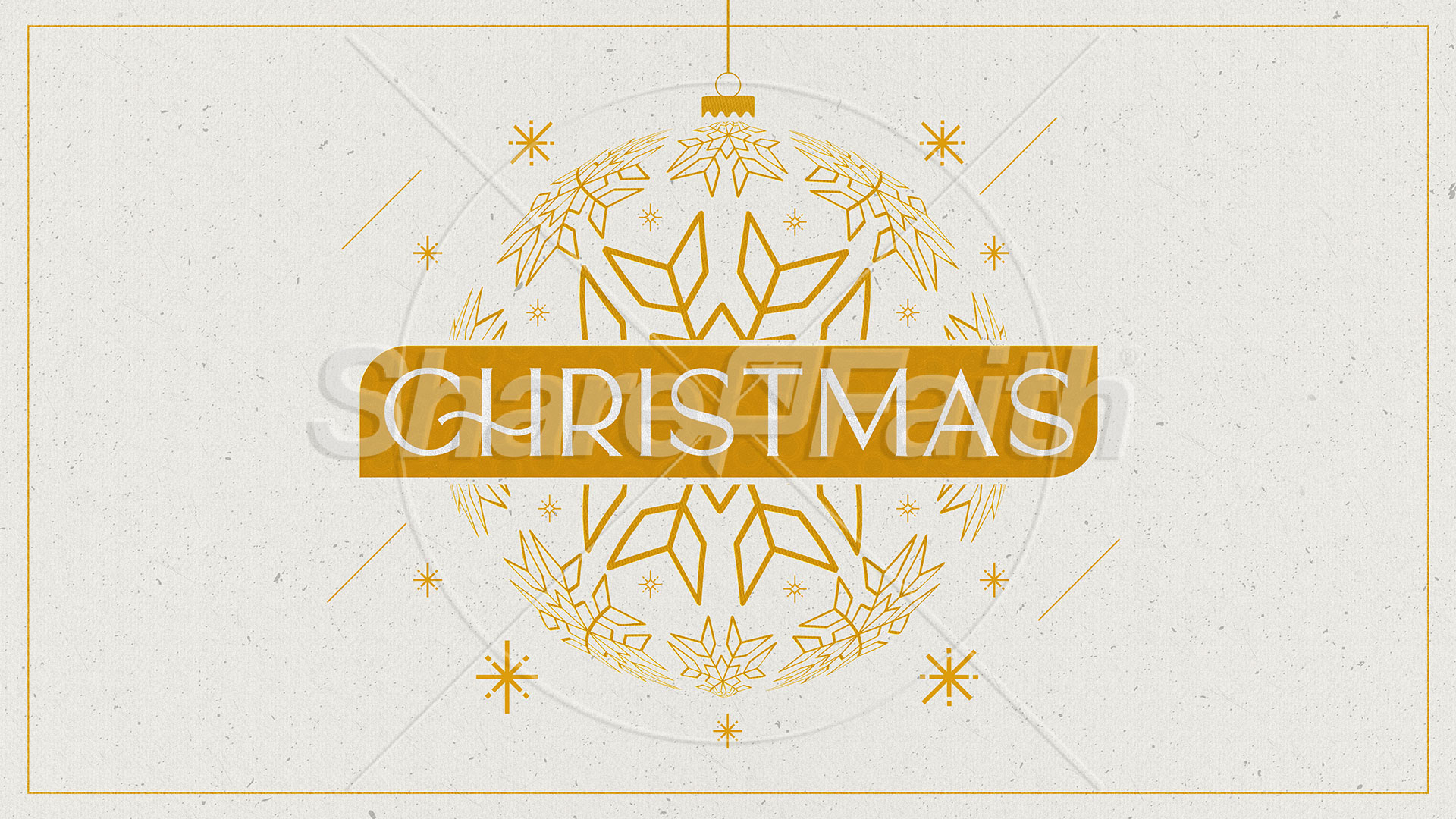 ShareFaith Media » Golden Christmas: Title Graphics – ShareFaith Media