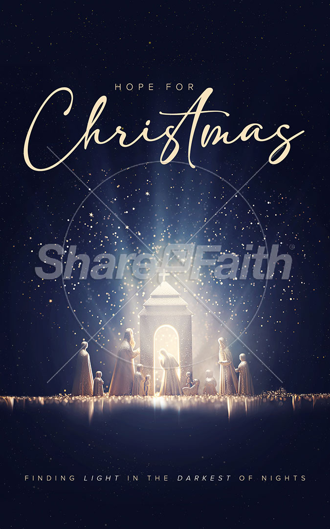 ShareFaith Media » Hope for Christmas: Bifold Bulletin Cover ...