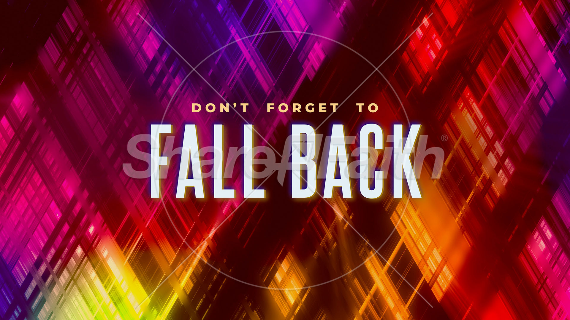 ShareFaith Media » Intersect Collection: Intersect Fall Back ...