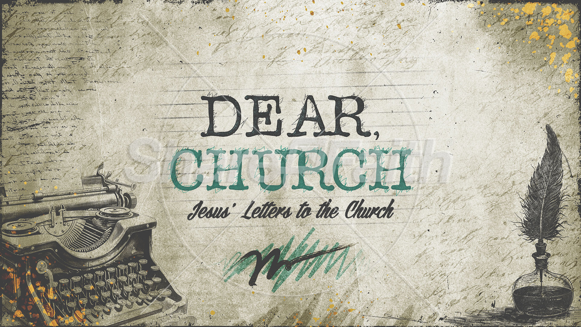 ShareFaith Media » Dear Church: Title Graphic – ShareFaith Media
