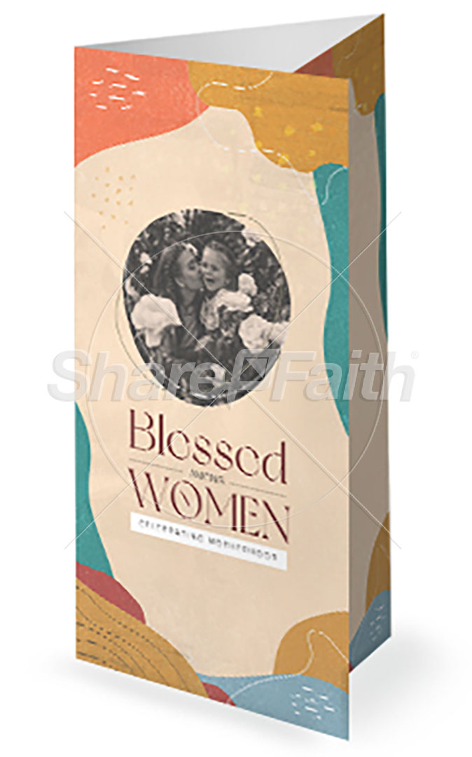 ShareFaith Media » Blessed Among Women: Trifold Bulletin Cover ...