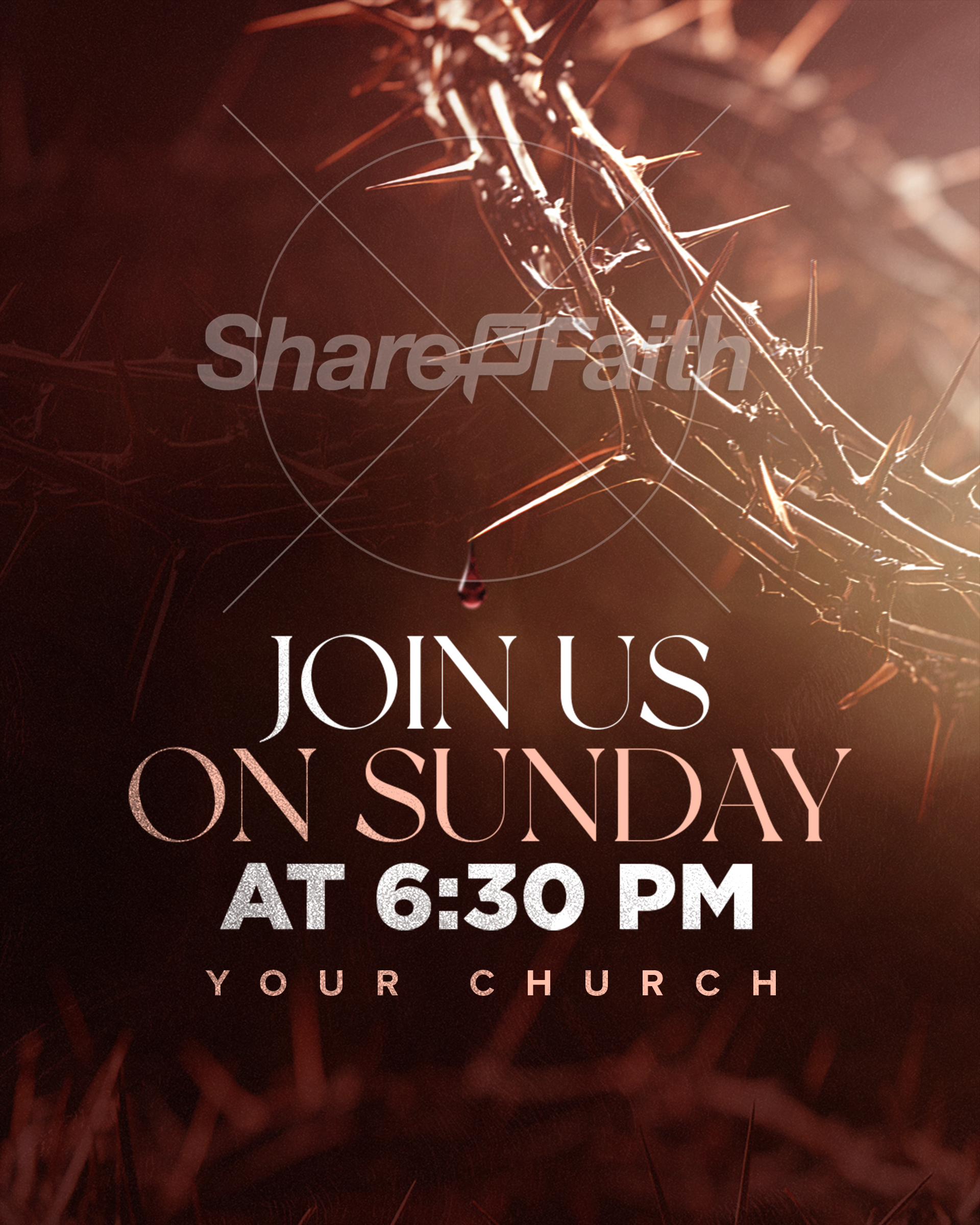 ShareFaith Media » Good Friday – Blood Drop Moody Crown Service Times 3 ...