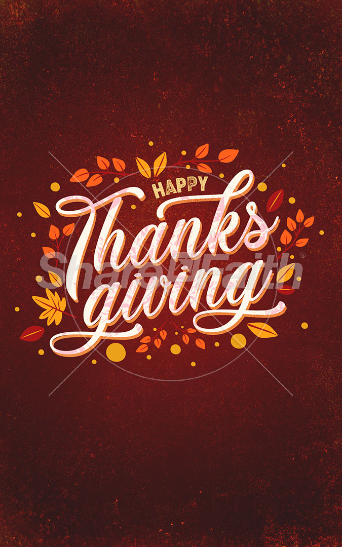 ShareFaith Media » Thanksgiving: Bifold Bulletin Cover – ShareFaith Media