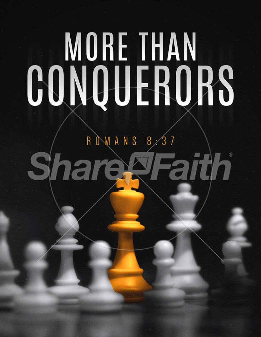 ShareFaith Media » More Than Conquerors: Flyer – ShareFaith Media
