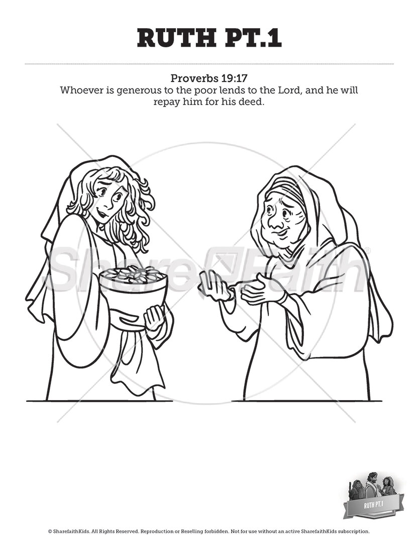 ShareFaith Media » Ruth pt.1: Coloring Pages – ShareFaith Media