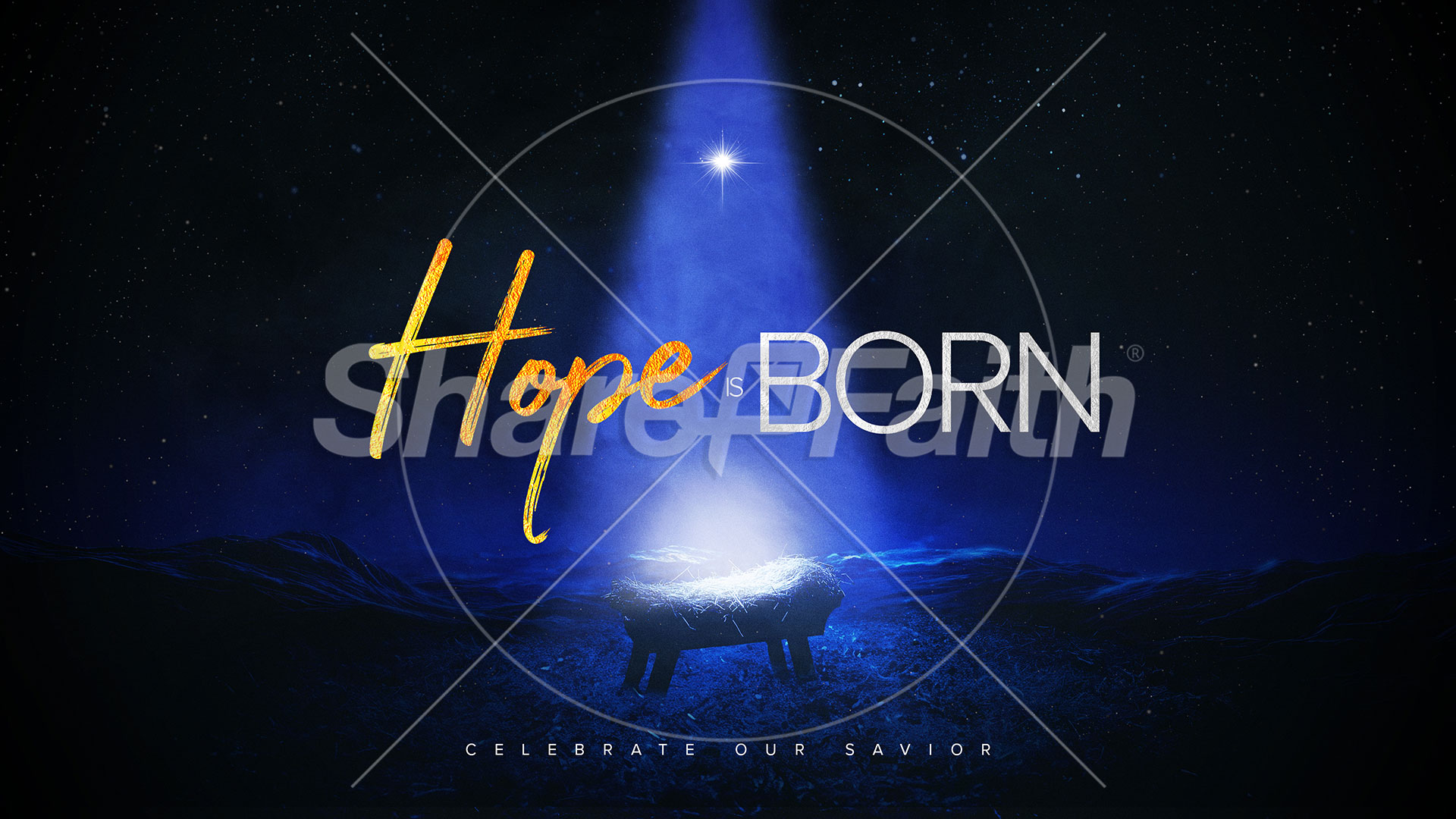 ShareFaith Media » Hope Is Born: Title Graphic – ShareFaith Media