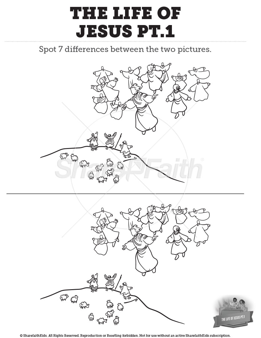 ShareFaith Media » The Life of Jesus – Part 1: Spot The Difference ...
