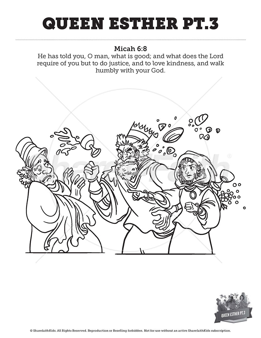 ShareFaith Media » Queen Esther pt.3: Coloring Pages – ShareFaith Media