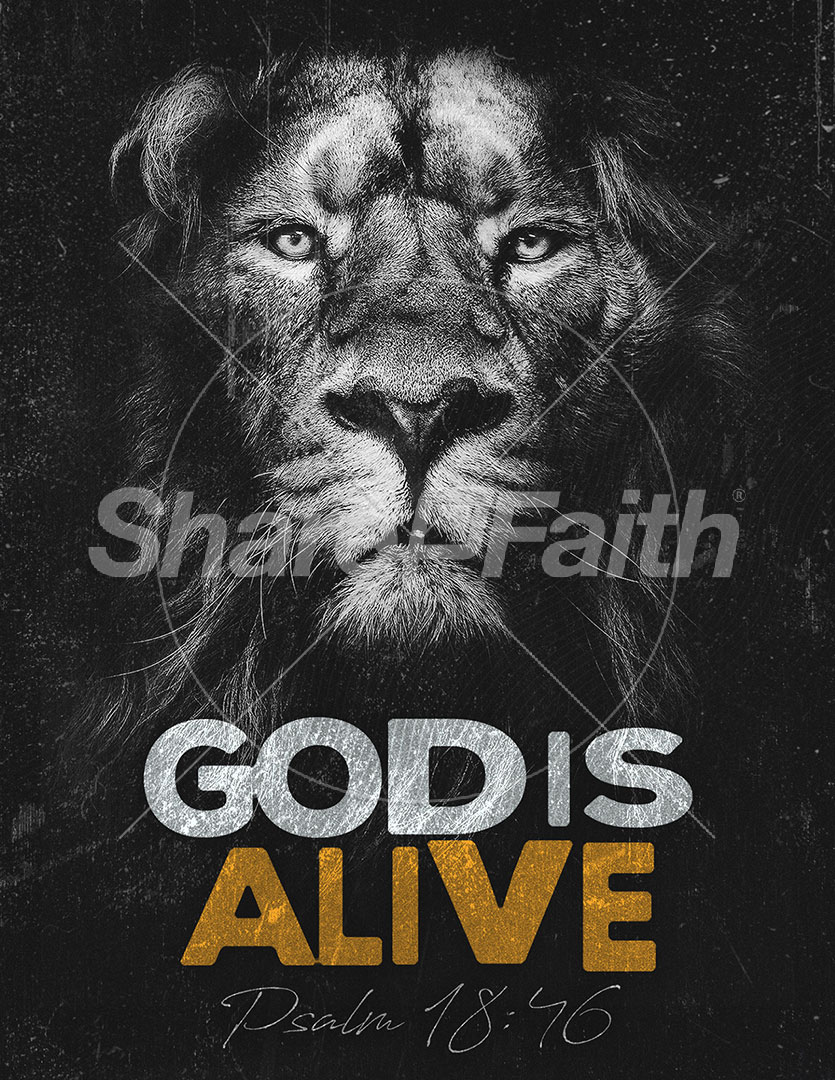 ShareFaith Media » God is Alive: Flyer – ShareFaith Media