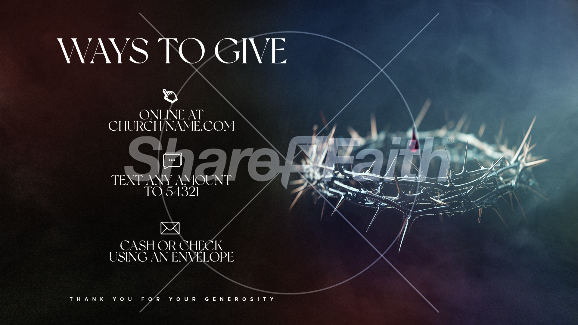 ShareFaith Media » Good Friday – Blood Drop Moody Crown Ways To Give ...