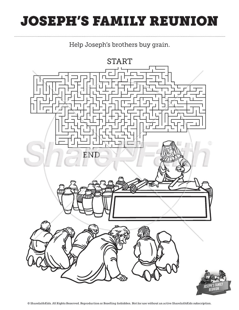 ShareFaith Media » Genesis 42: Joseph’s Family Reunion – Maze ...
