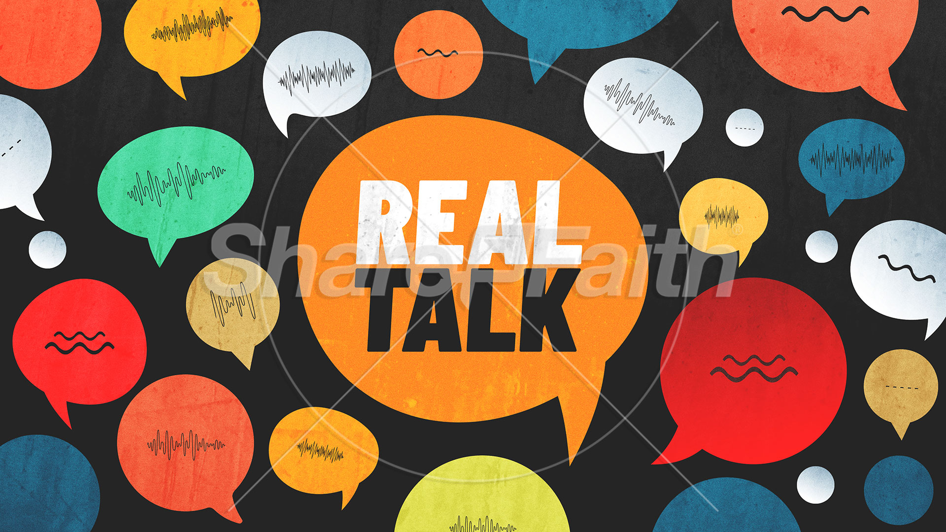 ShareFaith Media » Real Talk: Title Graphic – ShareFaith Media