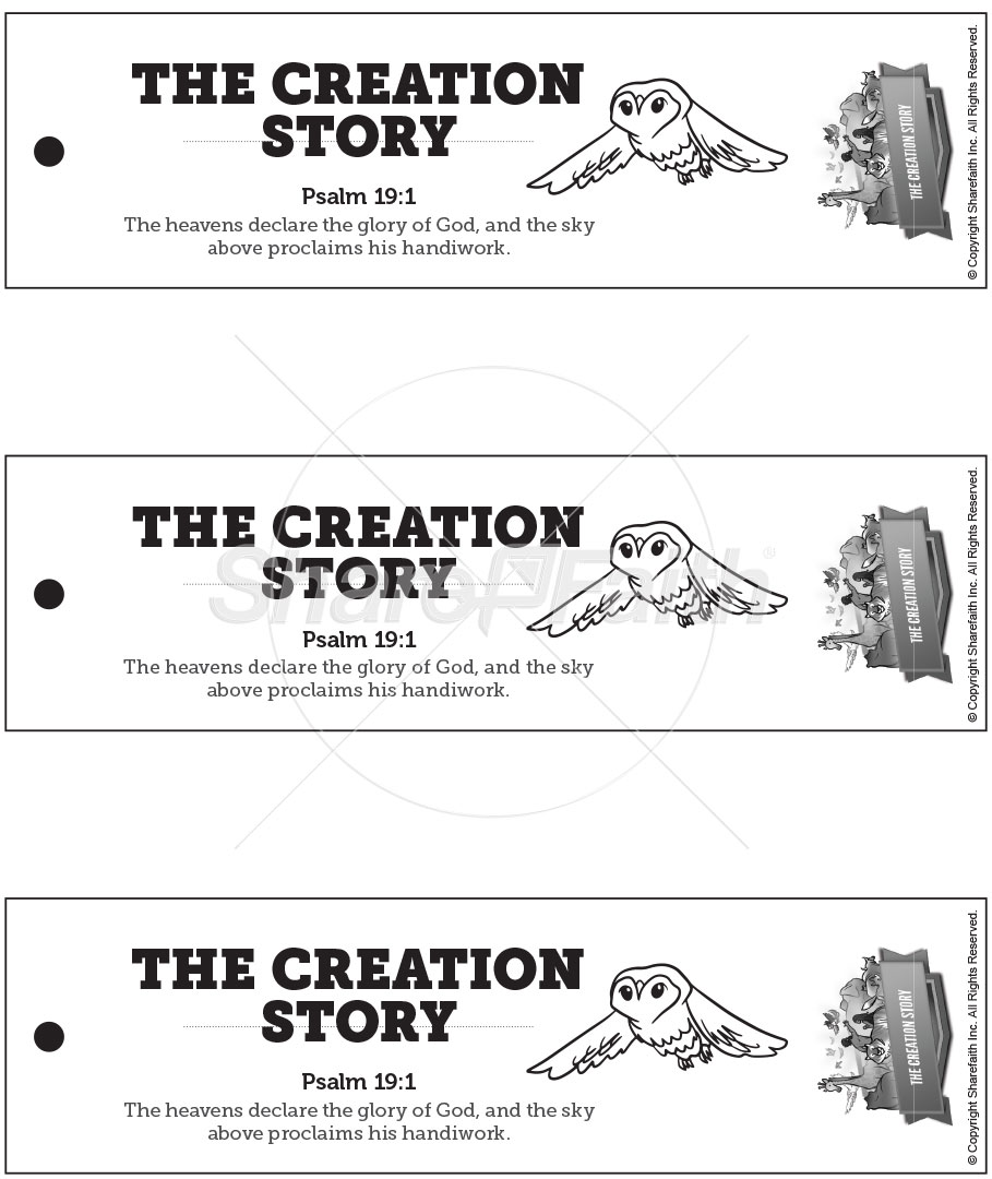 ShareFaith Media » The Creation Story: Bookmarks – ShareFaith Media