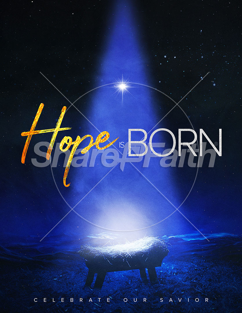 ShareFaith Media » Hope Is Born: Flyer – ShareFaith Media
