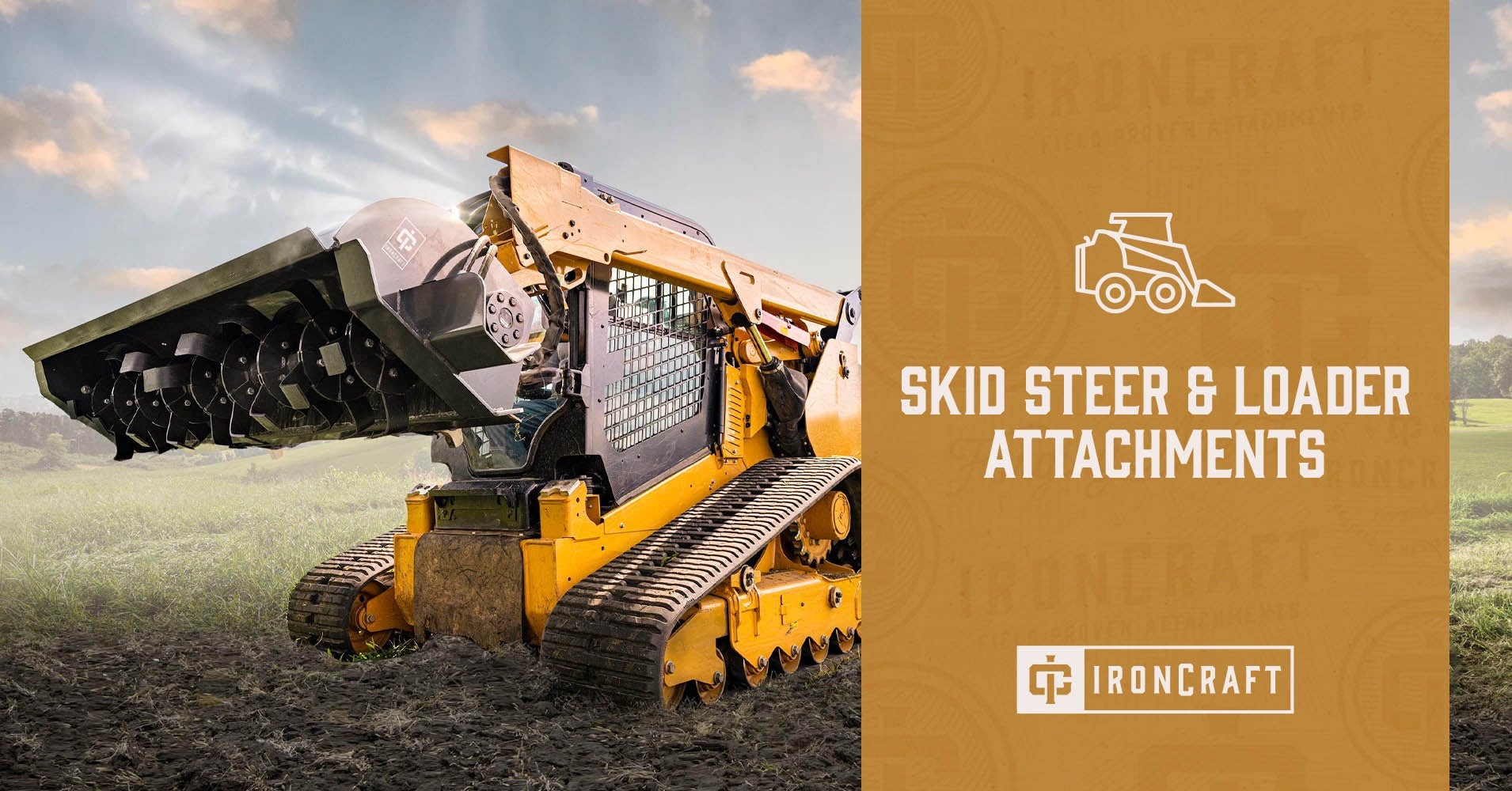 Skid Steer & Loader Attachments | IronCraft | Tractor & Skid Steer ...