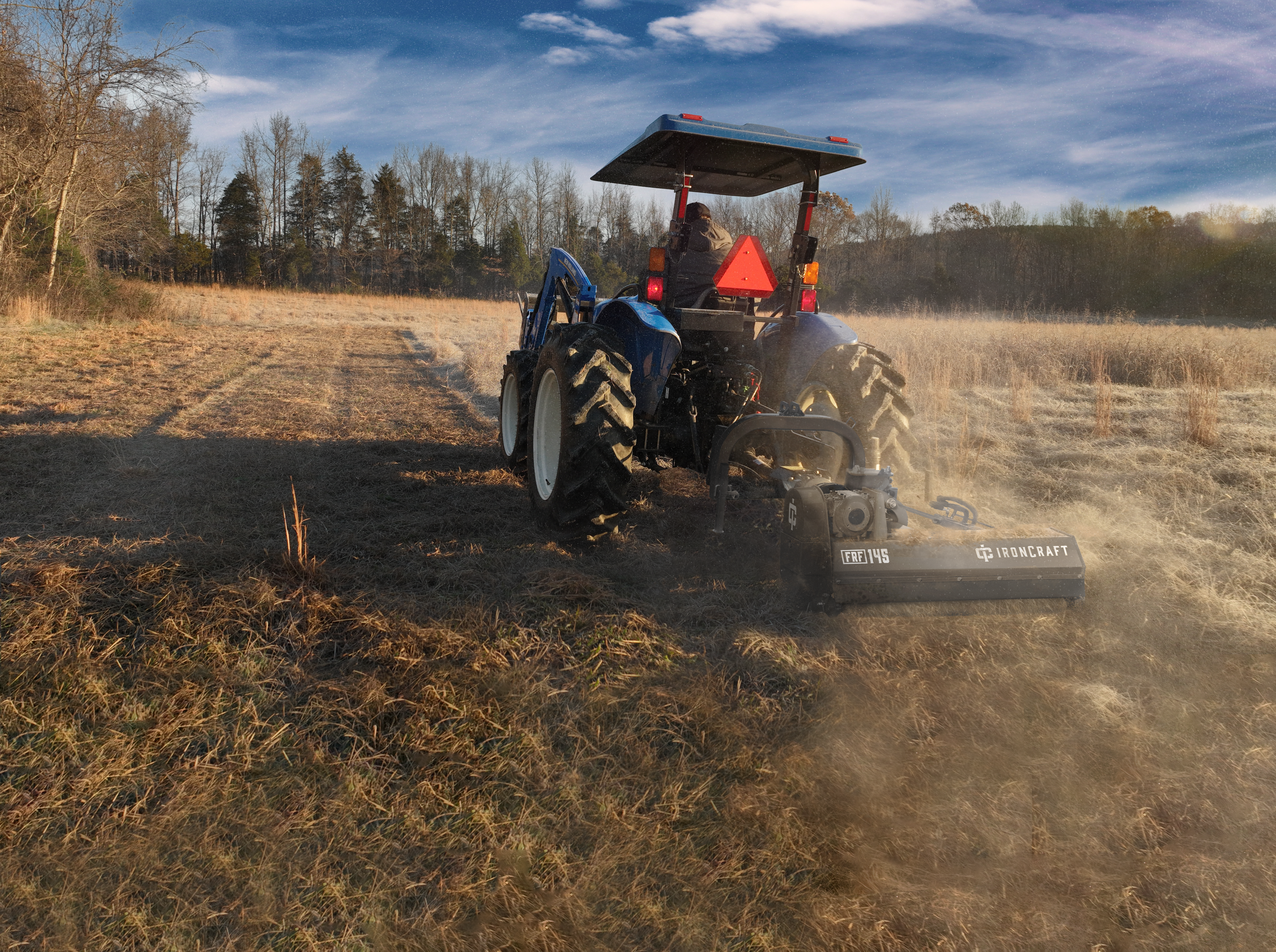 Offset Flail Mower | IronCraft | Tractor & Skid Steer Attachments