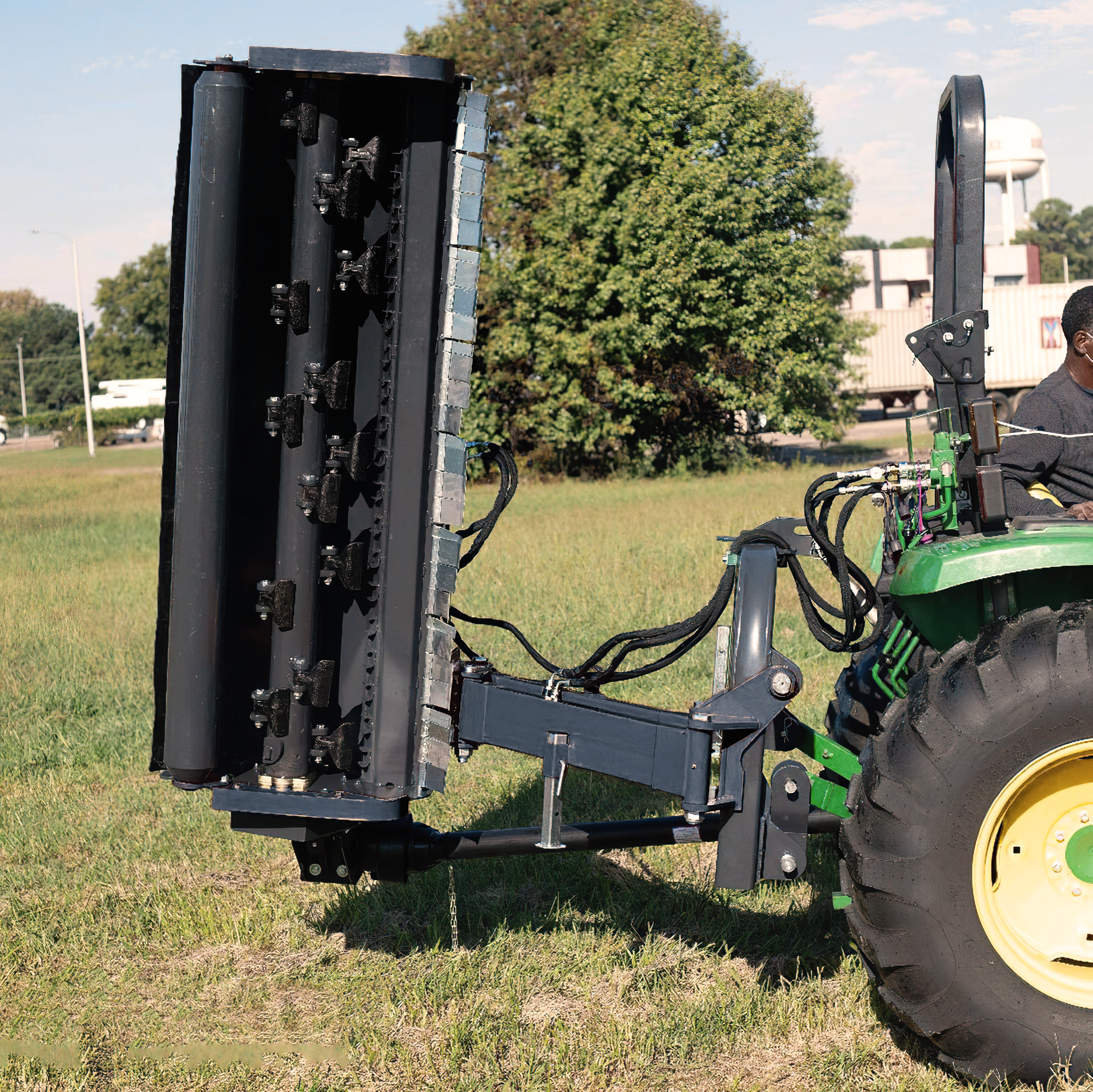 Offset Flail Mower | IronCraft | Tractor & Skid Steer Attachments