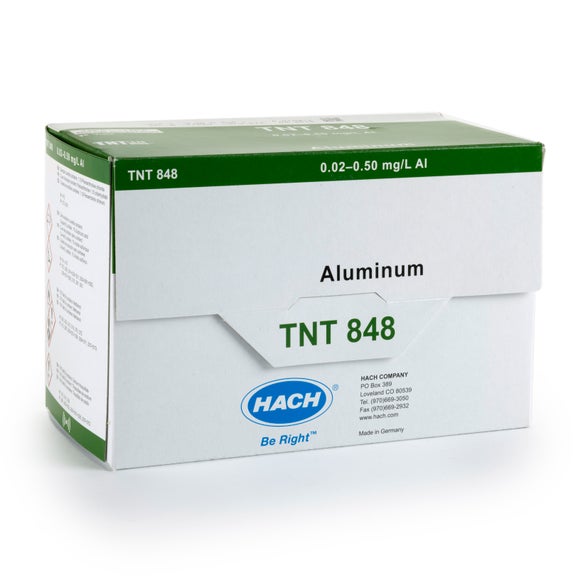 Aluminum TNTplus Vial Test (0.02-0.50 mg/L Al), 24 Tests | Hach