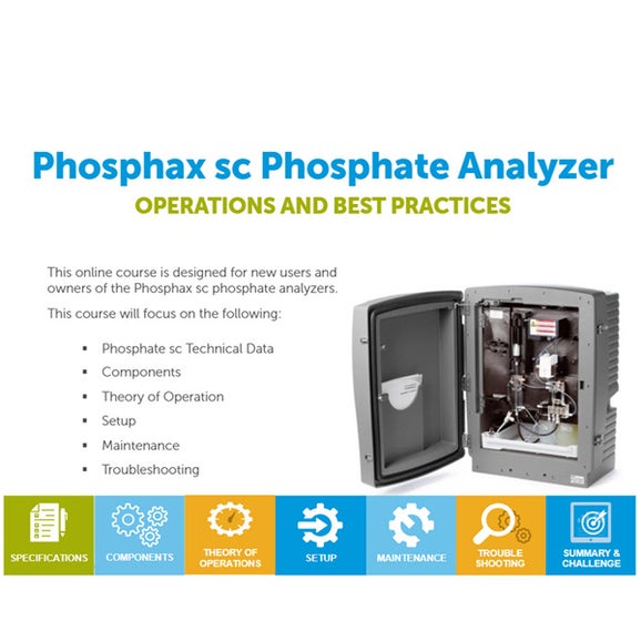 Phosphax sc Phosphate Analyzer Operation & Best Practice | Hach