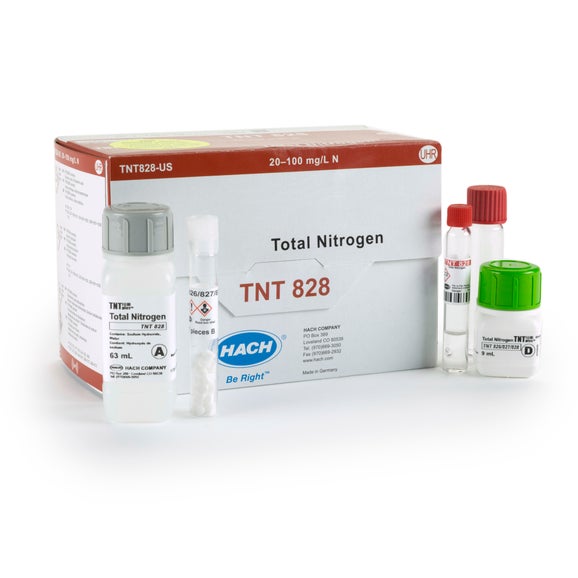 Nitrogen (Total) TNTplus Vial Test, UHR (20-100 mg/L N), 25 Tests | Hach