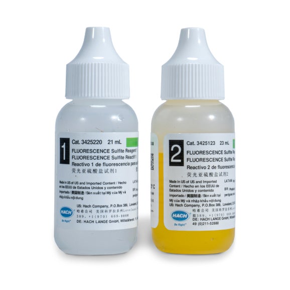 ULR Sulfite Fluorescence Reagent Refill Kit, 6-500 µg/L (ppb), 100 ...