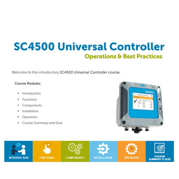 Hach SC4500 Universal Controller Operation and Best Practice | Hach