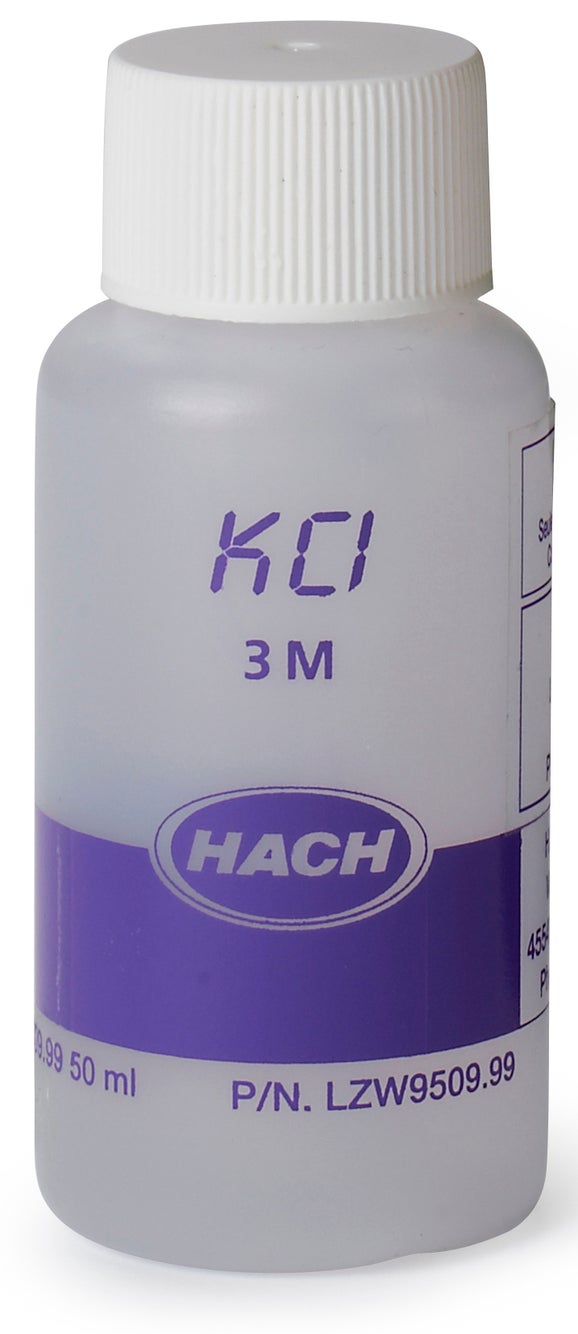 Filling Solution, Reference, 3 M KCl, 125 mL | Hach