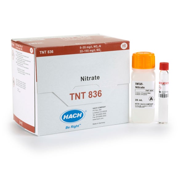 Nitrate TNTplus Vial Test, HR (5-35 mg/L NO₃-N), 25 Tests | Hach