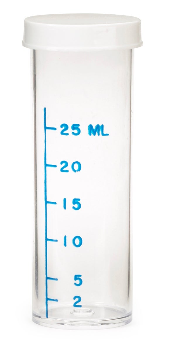 Vial with 2, 5, 10, 15, 20 and 25 ml, marks | Hach