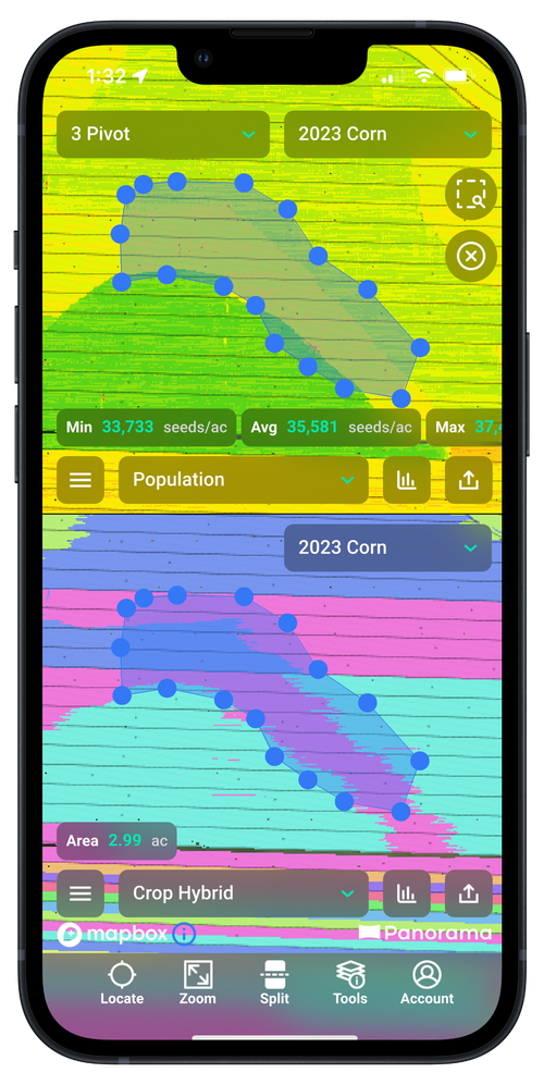 Panorama | Manage 20|20 maps and data | Precision Planting | Upgrade ...