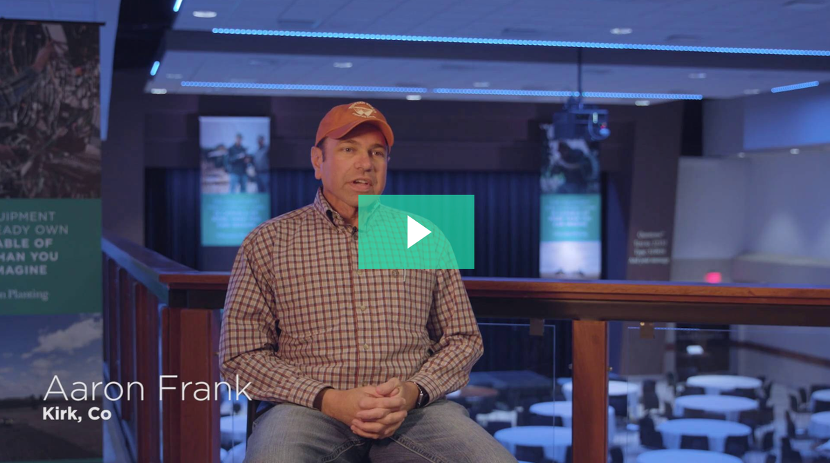 Aaron Frank, farmer from Colorado who grows multiple crops. | Precision ...