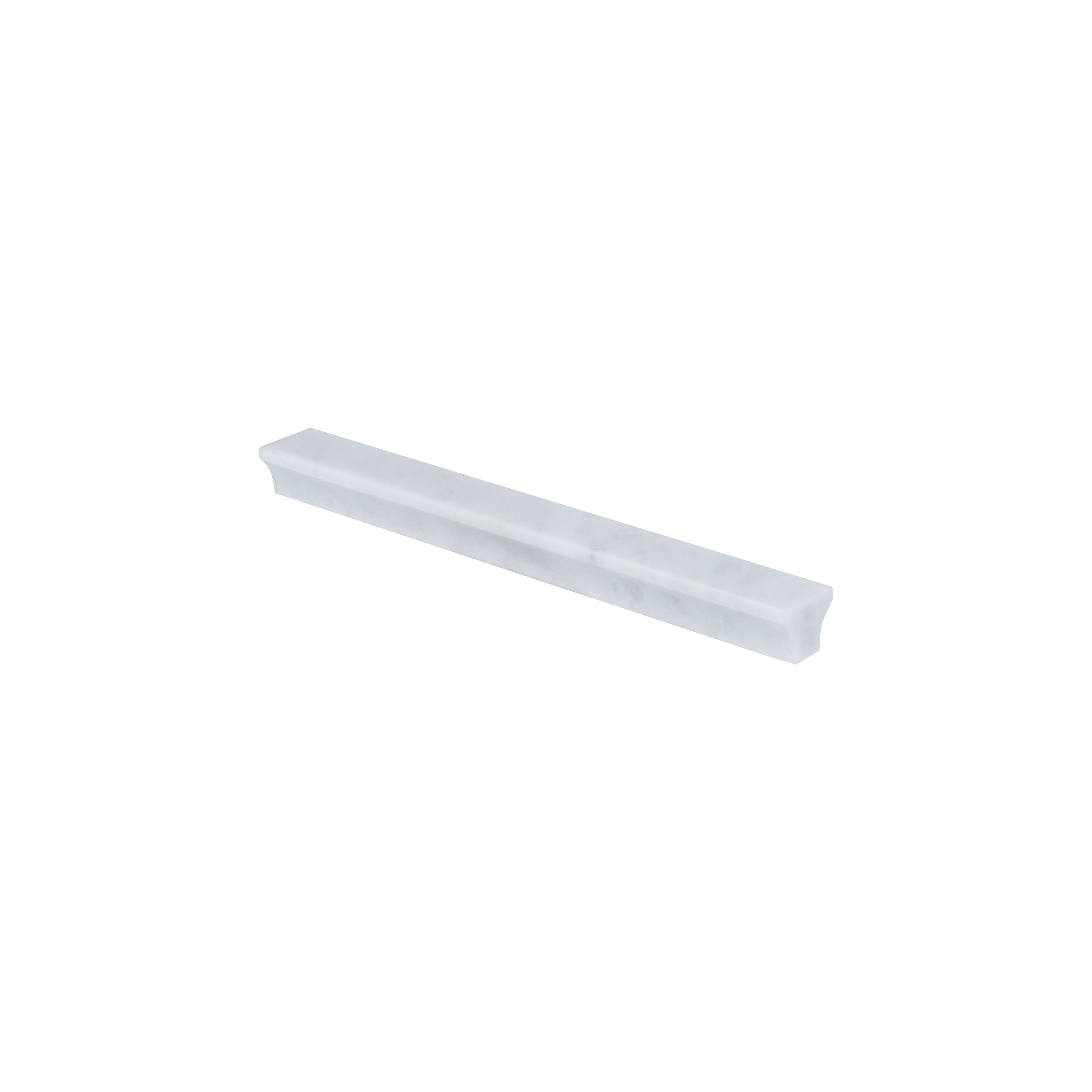 Pedra Cabinetry Pull 220mm - Carrara Marble - ABI Interiors UK