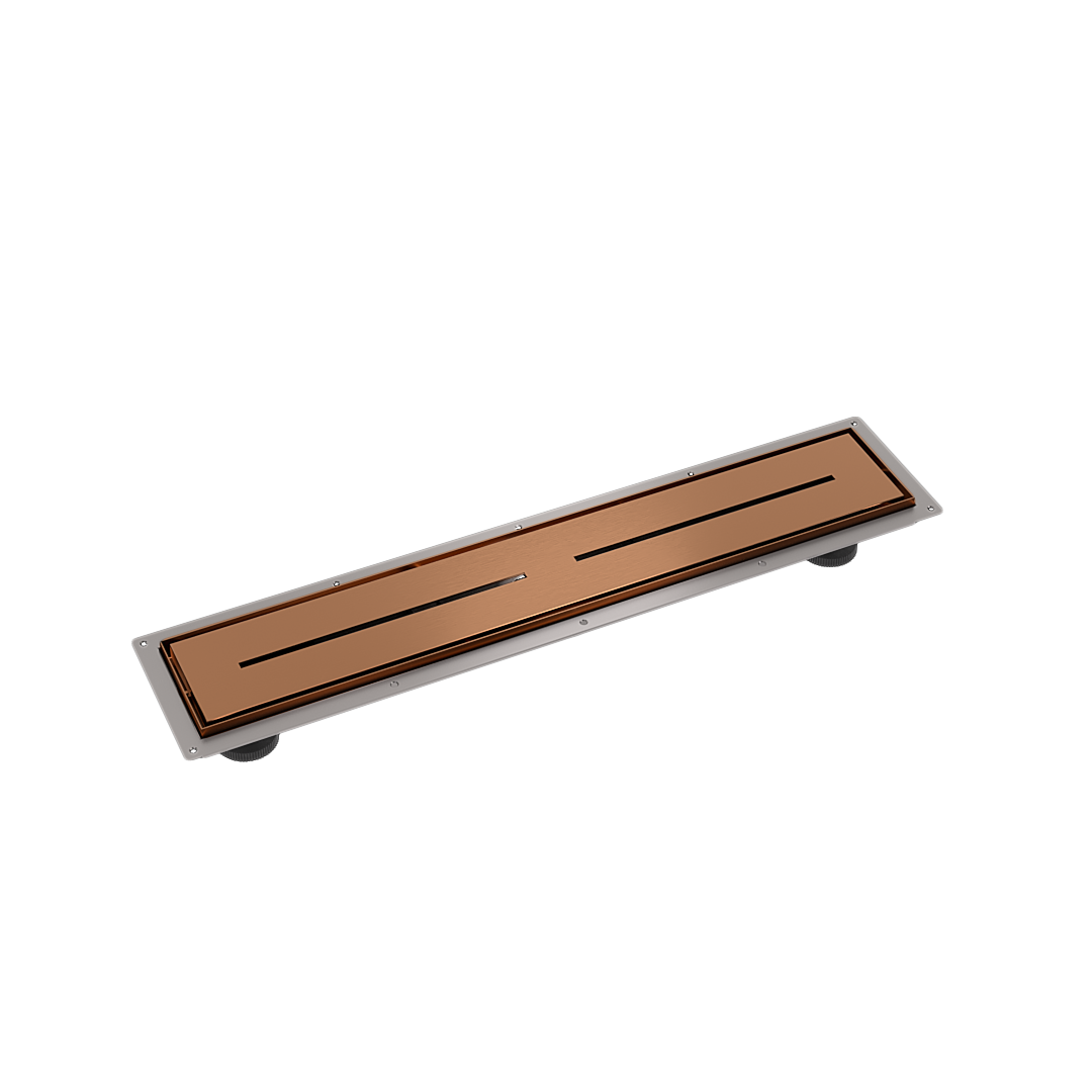 Pixi Tile Insert Shower Channel Waste - 800mm - Brushed Copper - ABI ...