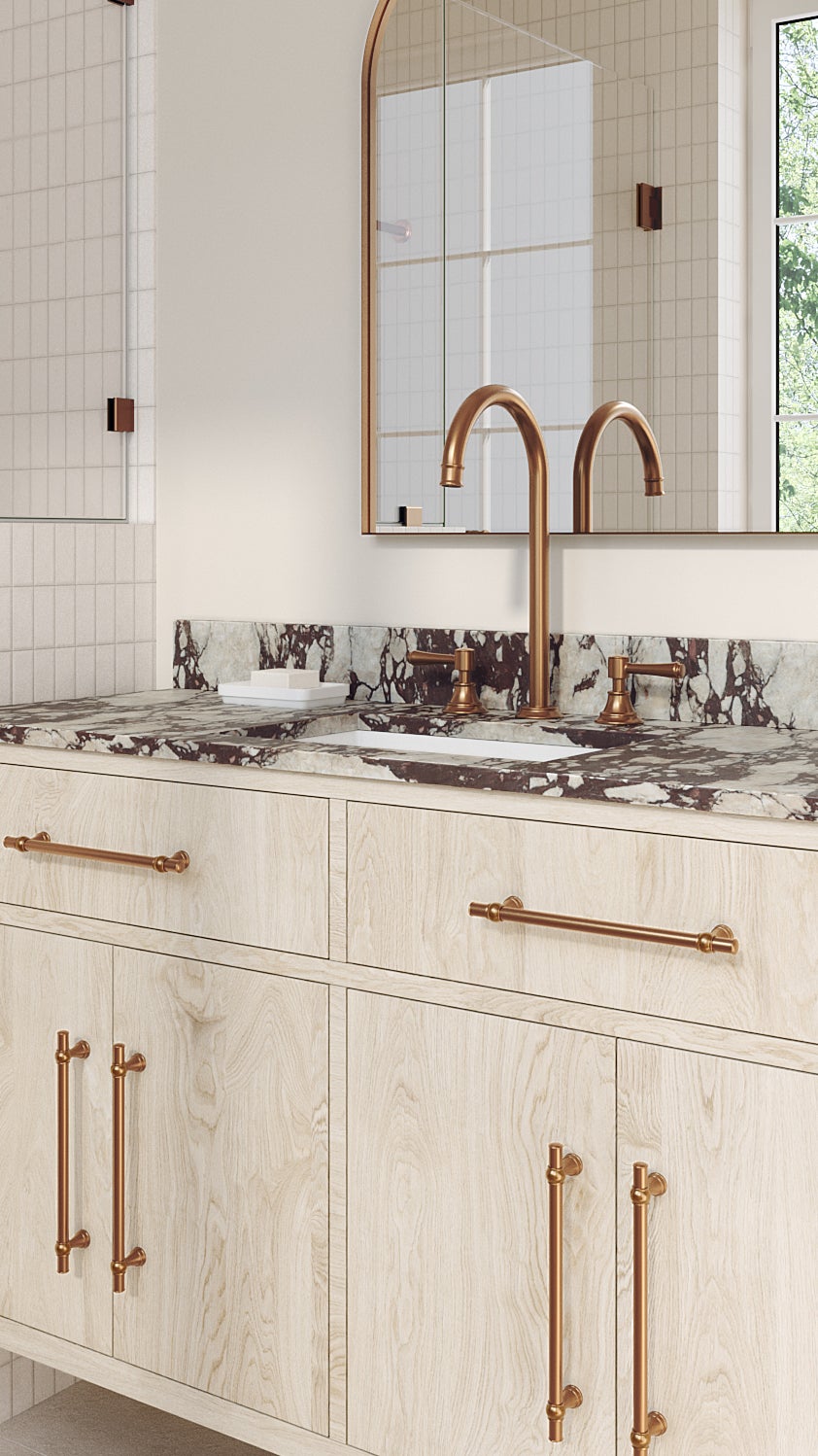 Kingsley Kitchen Mixer - Brushed Copper | (NZ) ABI Bathrooms & Interiors