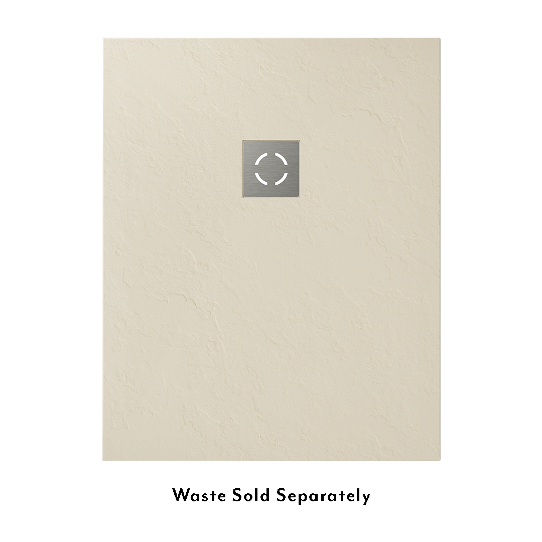 Shower Tray 1000 x 800mm - Cream - ABI Interiors UK