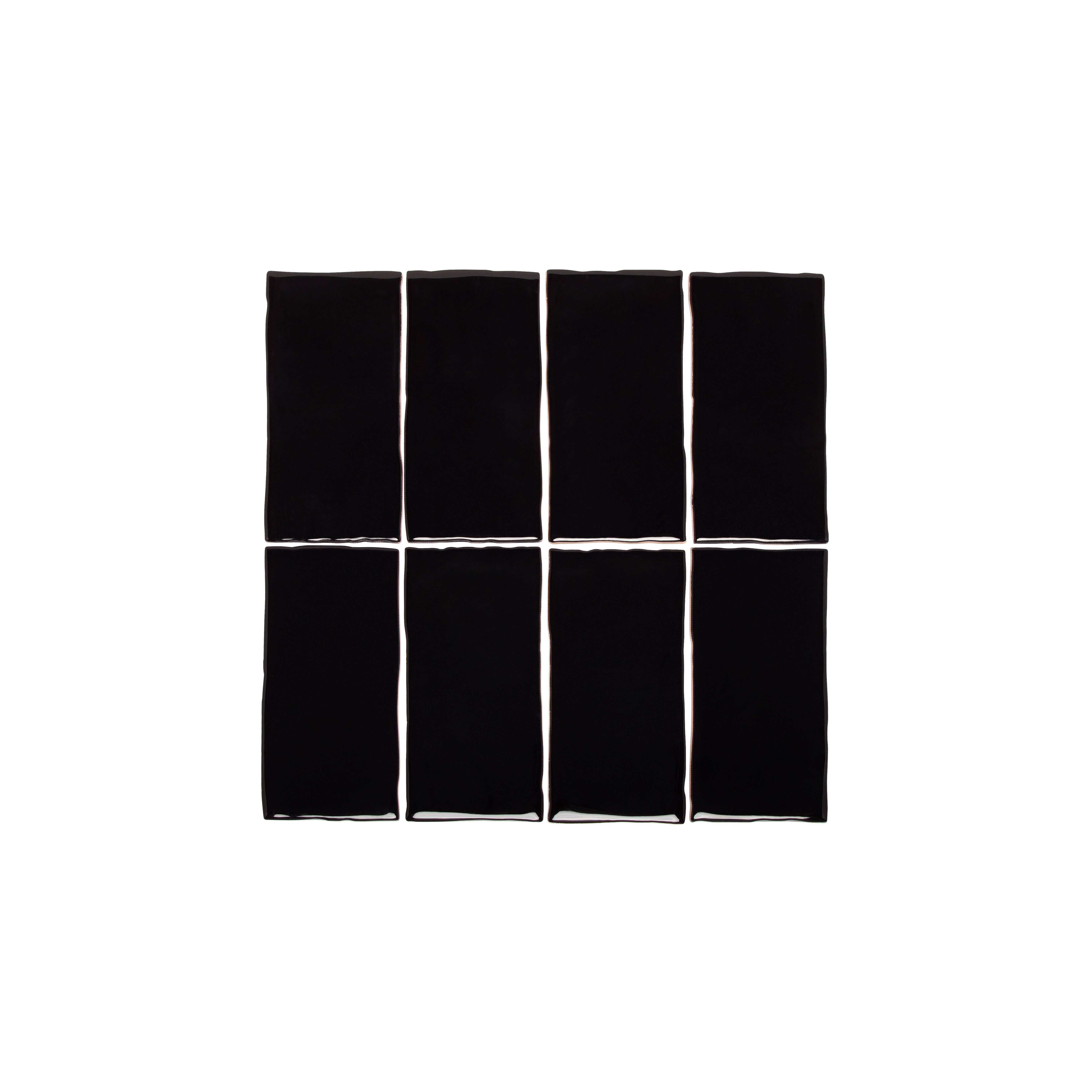 Tropea Natural Edge Rectangle Tile - Raven Black | ABI Interiors