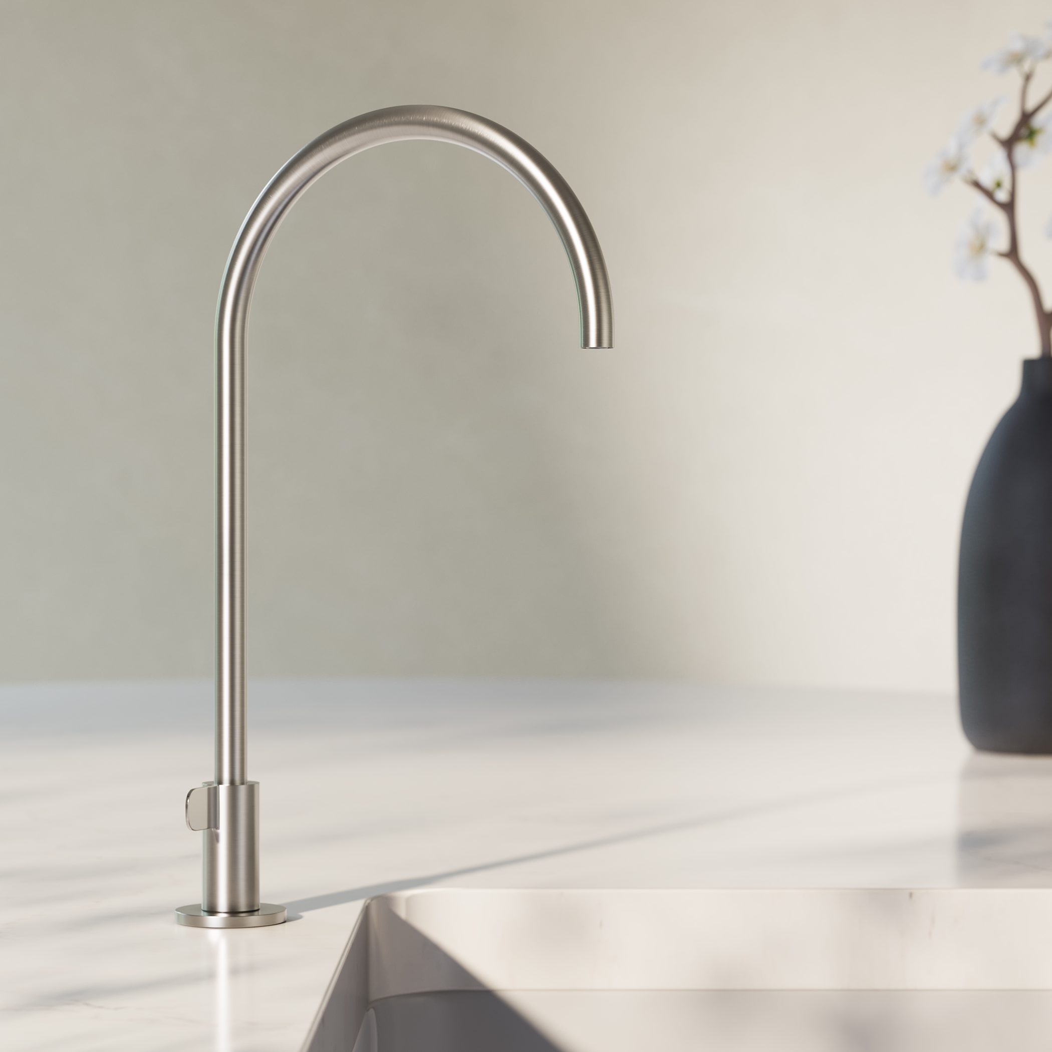 Mini Water Filter Tap - Stainless Steel - ABI Interiors UK