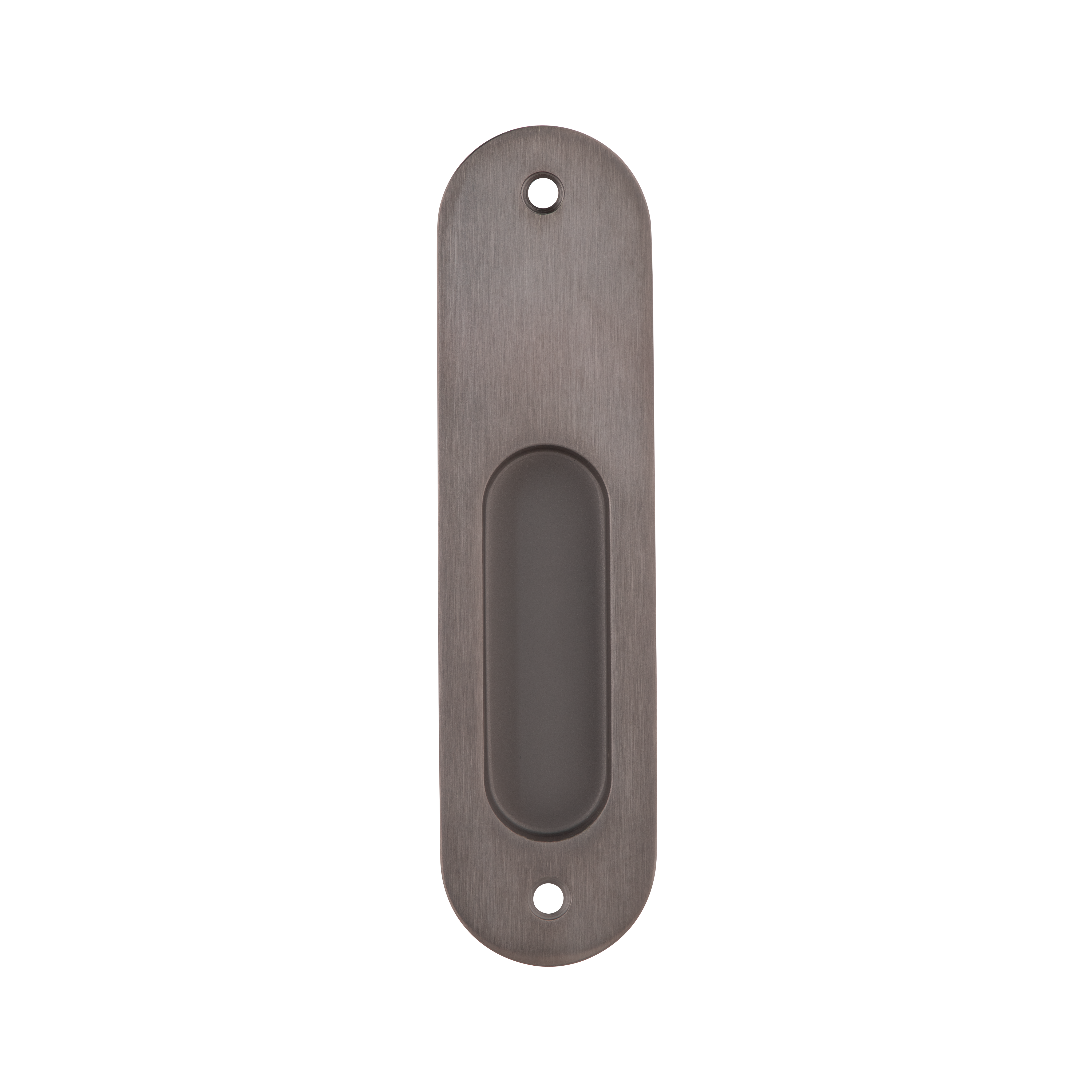 Leroy Sliding Door Dummy Pull - Brushed Gunmetal - ABI Interiors UK