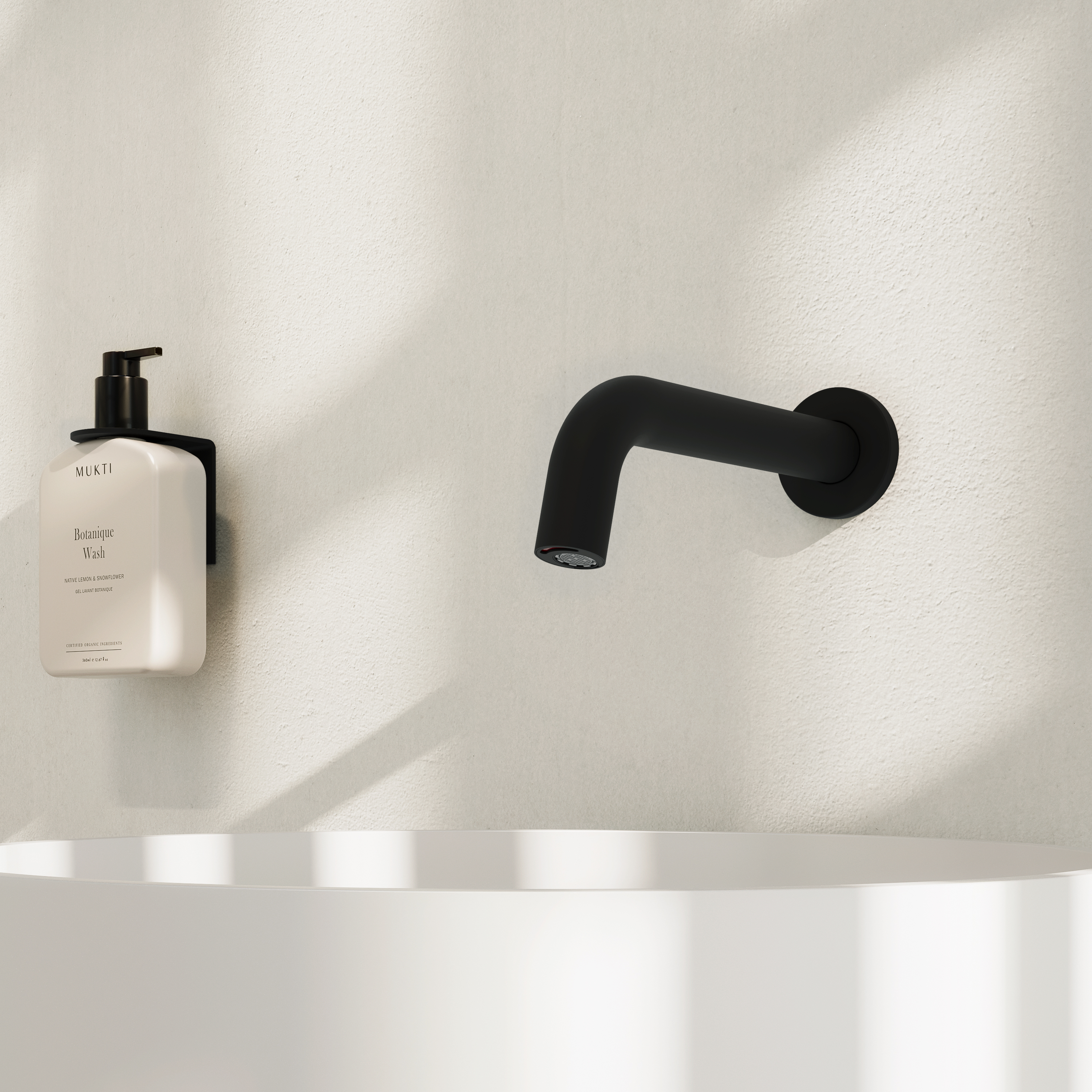 Sensor Wall-Mounted Spout - Matte Black | (NZ) ABI Bathrooms & Interiors